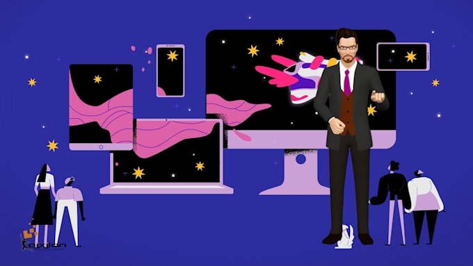 Make an explainer video with a 3d talking person by Sureshpriyankar ...