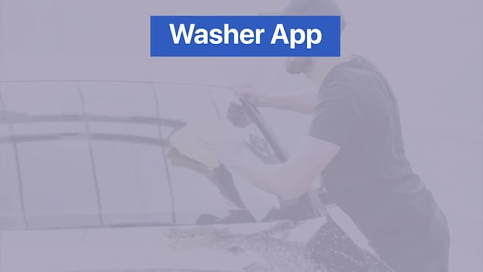 Develop car washing app, cloth washing app, dish washing app by ...