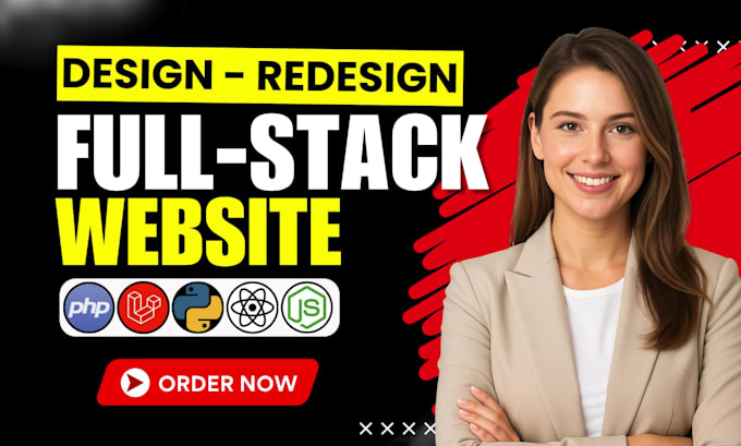 Do website development, develop custom website as full stack web ...