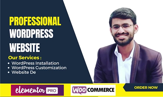 Design a modern responsive wordpress website using elementor by Mraxatech | Fiverr