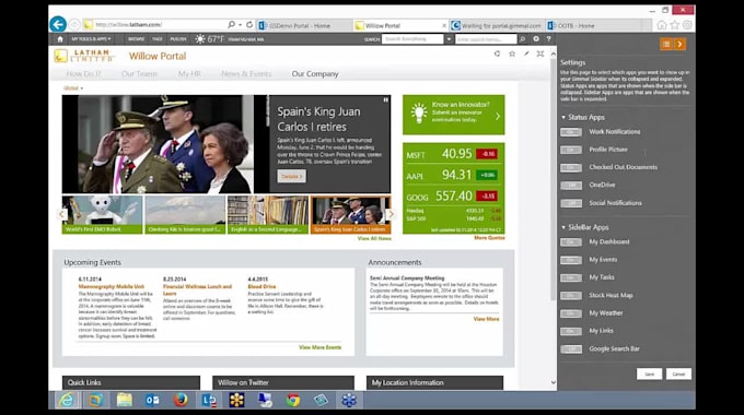 Create sharepoint on premises and sharepoint online portal by ...
