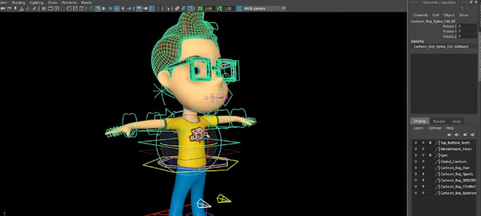Rig 3dfor daz studio,ikfk rig,facial rig,biped quadruped rig,skinning ...