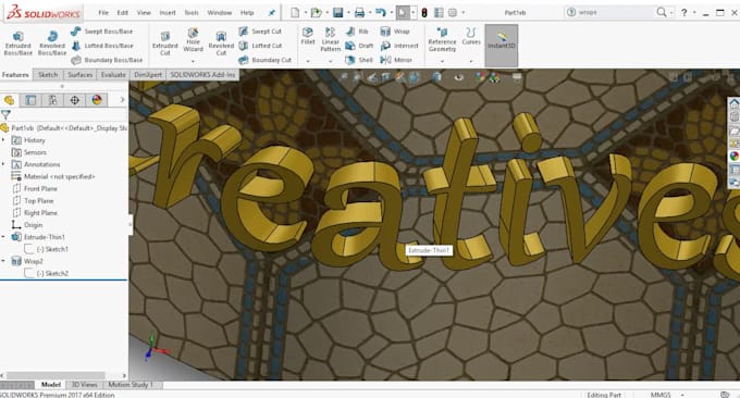 3d creative solidworks design by Saadat555 | Fiverr