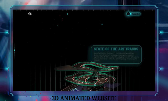 Interactive 3d animated website 3d animated webflow website 3d spline animation by Dan ...