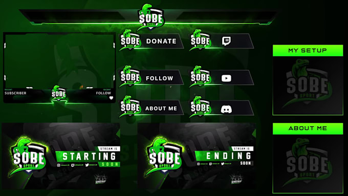 Do animated twitch,facebook,and,you tube stream overlay by Nrbdesign ...