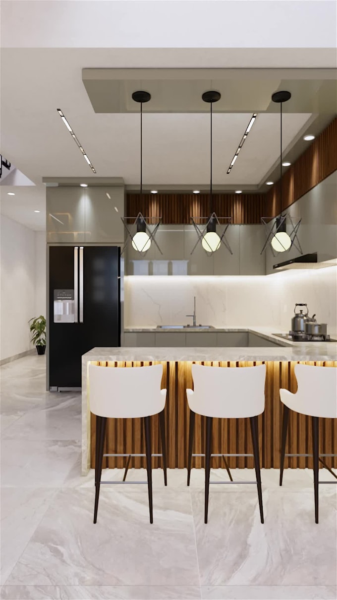 Kitchen interior design services by Aridesign_123 | Fiverr