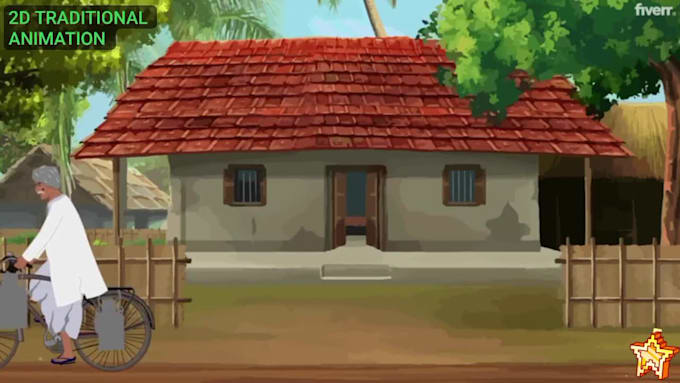 Animate 2d character frame by frame traditional animation by ...