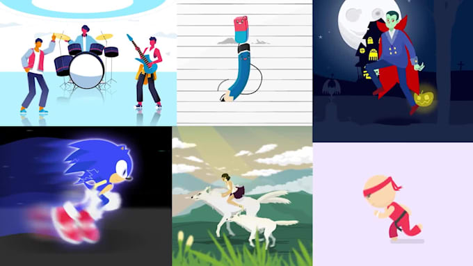 Create professional 2d character animation by Ansar2524 | Fiverr