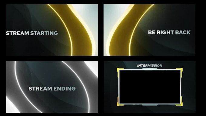 Create unique animated twitch screens overlay and alerts by ...