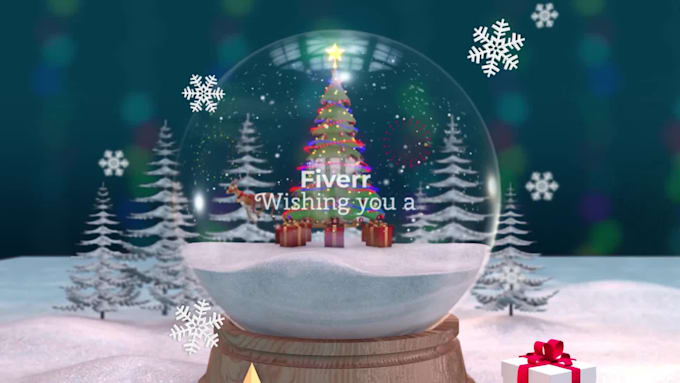 Do christmas greeting animation by Sopna90 | Fiverr