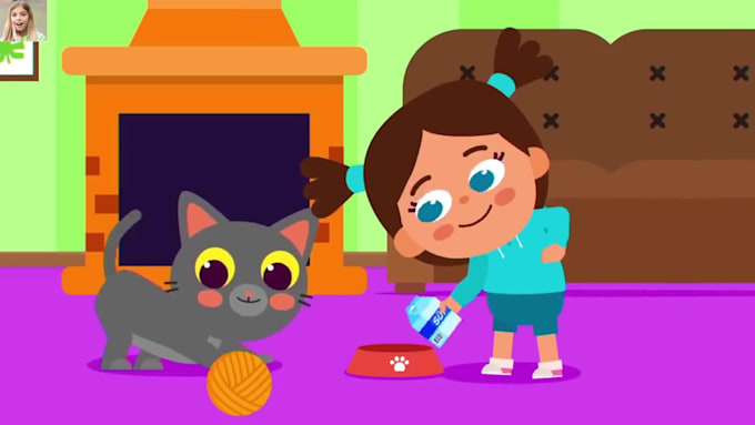 Create awesome 2d animation for kids by Rubina_and_team | Fiverr