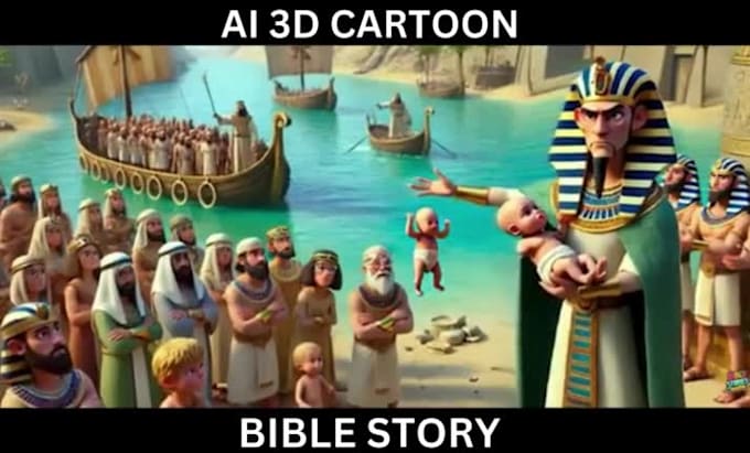 Transform your idea into visual ai bible story ai short film 3d ...