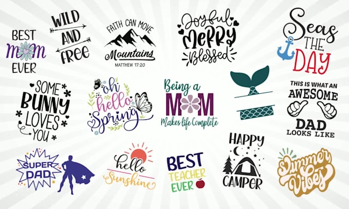 Create custom svg cut files for cricut machines by Christen19 | Fiverr