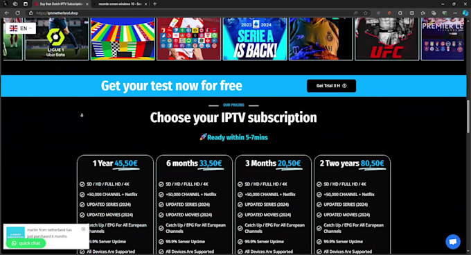 Create a professional iptv website wordpress seller reseller by Serlixdg | Fiverr