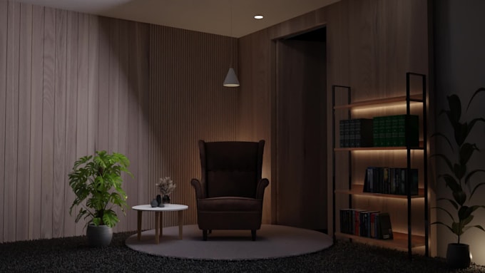 Create a custom realistic 3d virtual background for your stream by ...