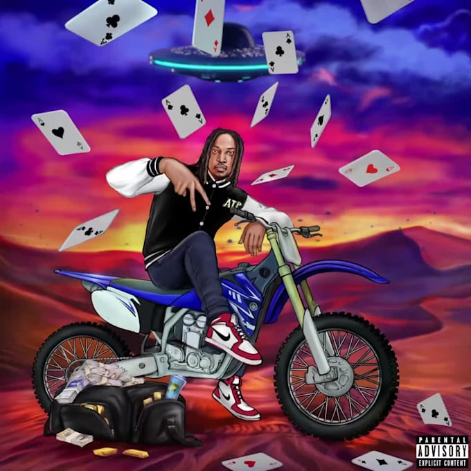 Draw and design album cartoon cover art for single, album and ep by ...