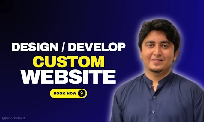 Build cms custom website development full stack front end back end developer by Haseebch431 | Fiverr