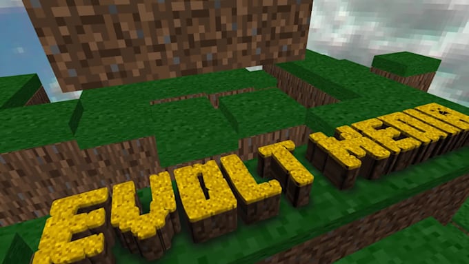 Creat a minecraft intro and outro 3d video animation with logo by ...