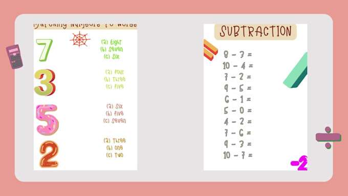 Design custom math worksheet for any grade by Prince_joshijo | Fiverr