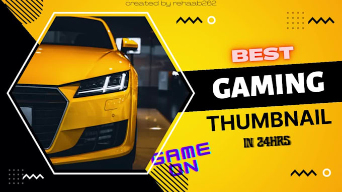 Design attractive and creative youtube thumbnail by Rehaab262 | Fiverr