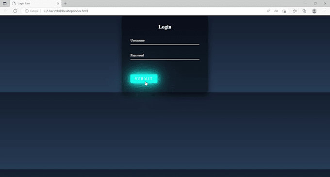 Create a login form with beautiful neon design by Akifsixlarov | Fiverr