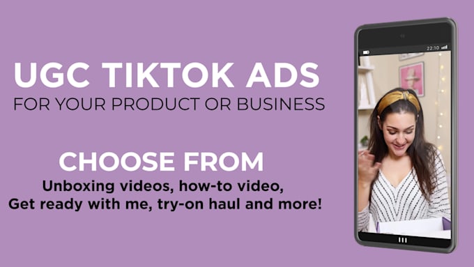 Create ugc video ads for tiktok user generated content by Xocarlyjoy | Fiverr