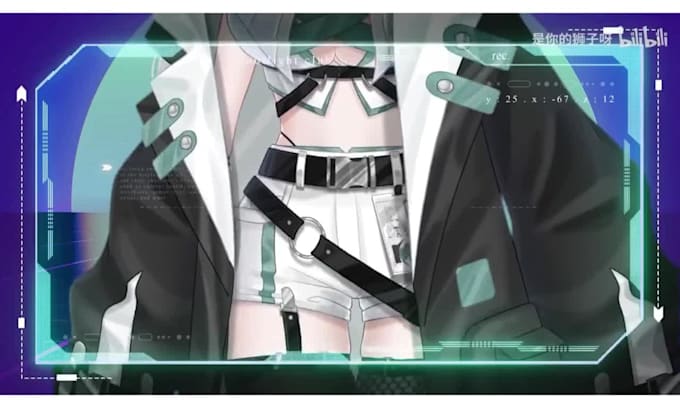 Design rig quality live2d vtuber model anime model streaming avatar png ...