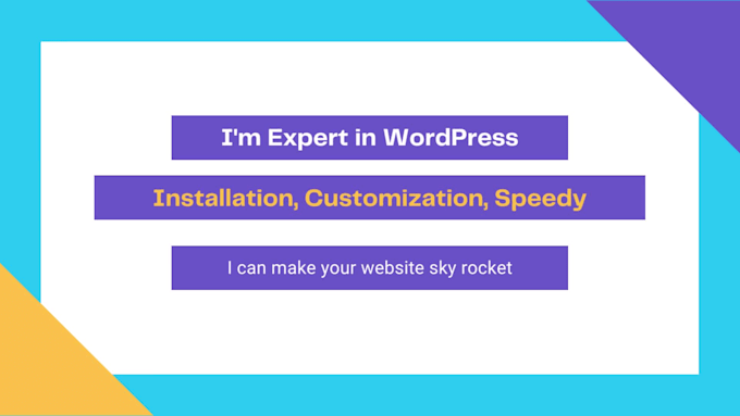 Install Wordpress Setup The Theme And Do Customization By