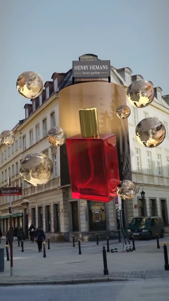 3d billboard animation, 3d cgi animation, 3d anamorphic animation, 3d ...