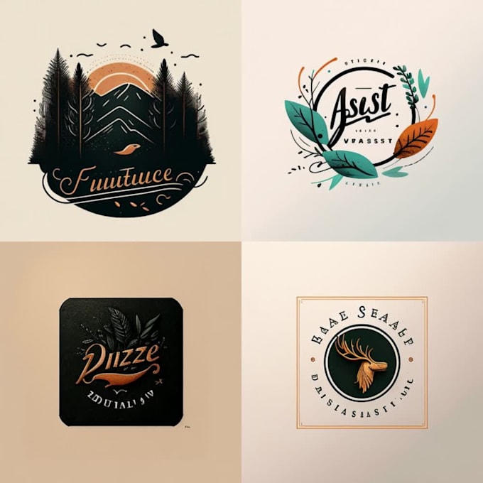 Design modern minimalist logo for your business by Milleniumdigi | Fiverr