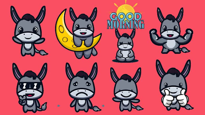 Create telegram, whatsapp animated stickers, emojis gifs by Kashi_creationz | Fiverr