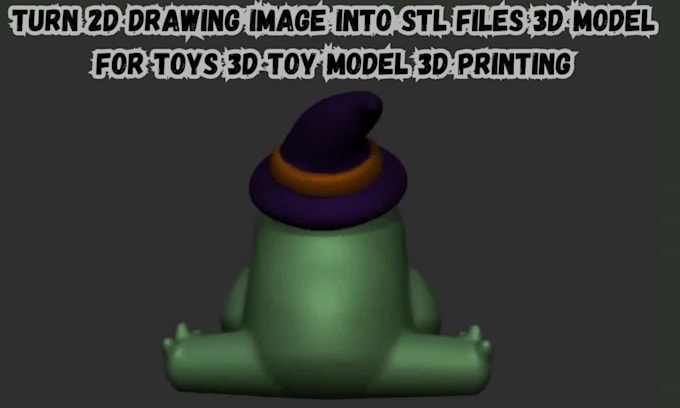 2d drawing image into stl files 3d model for toys 3d toy model 3d ...