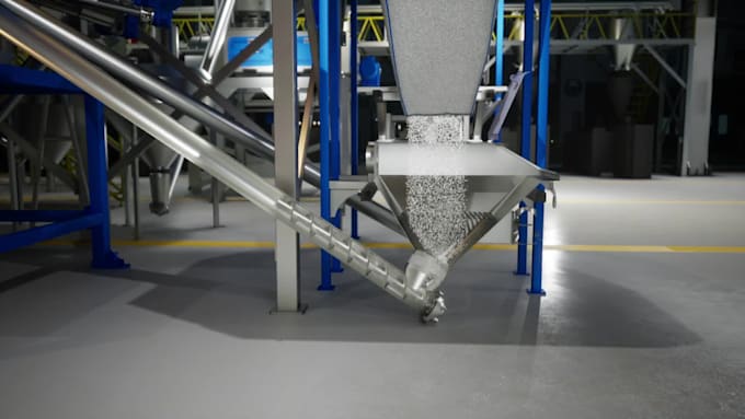 Create 3d industrial animation manufacturing process heavy industry ...