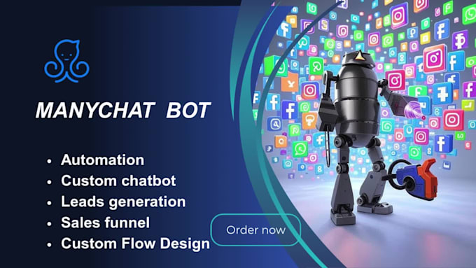 Create a social media chatbot using whatsapp and manychat by Pop0_c | Fiverr
