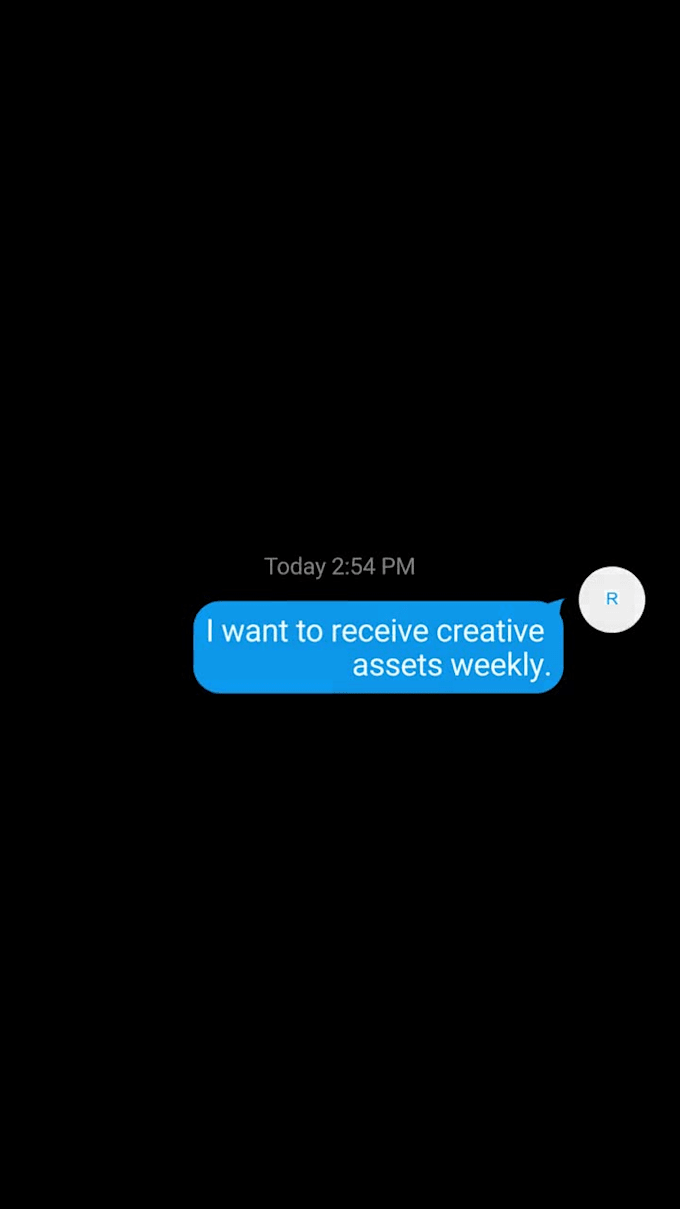 Make imessage messaging animation from after effects by Connordavies188 ...