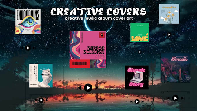 Create creative music album cover art by Jaxonrothwell | Fiverr