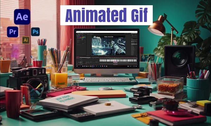 Design custom animated gifs for email signature and website by Mizan_m ...