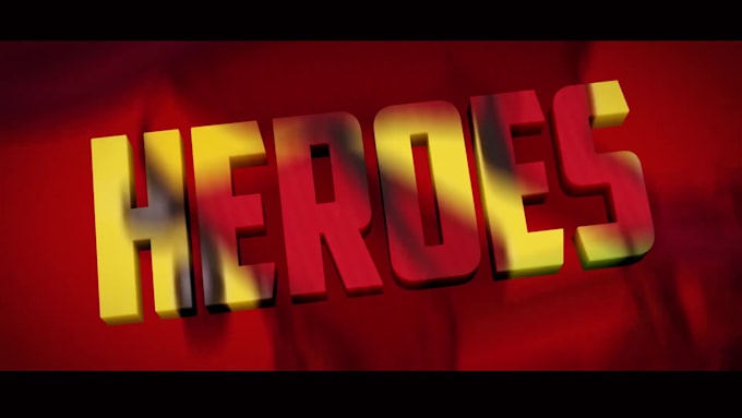 Create a cinematic teaser intro with marvel hero logo video or comic ...