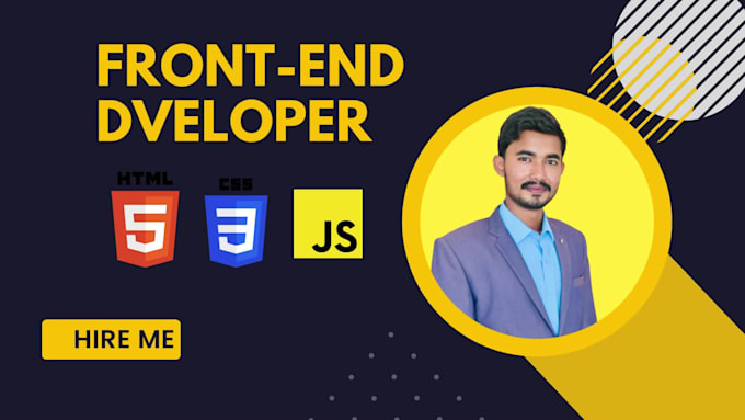 Be your front end developer by Husnainsaeed000 | Fiverr