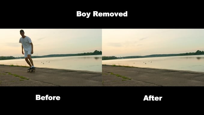 Remove people, objects, things from any video, vfx cleanup by ...