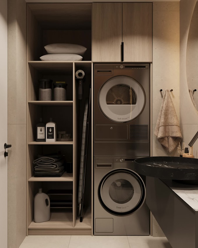 Create interior design project with technical drawings and 3d renders by Andrey_rybakov | Fiverr