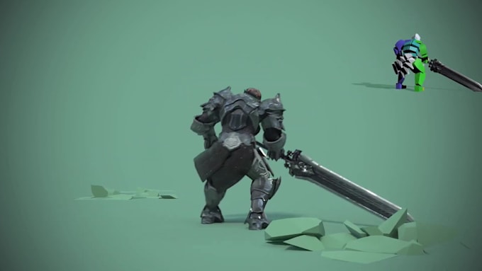 Do 3d game character 3d game assets 3d character model game animation ...