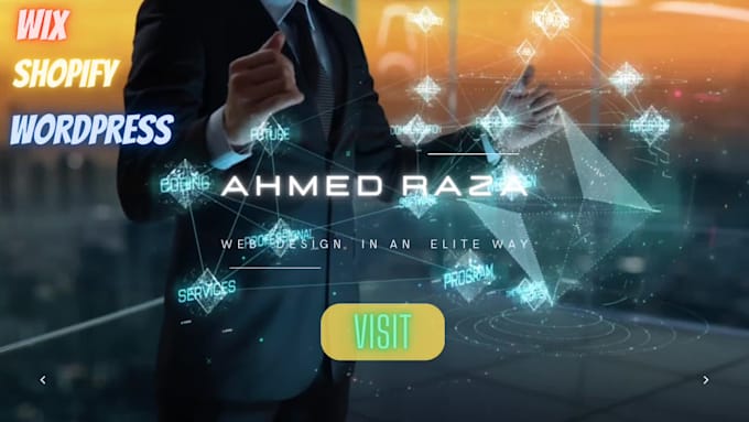 Design wix website redesign, wordpress , web page design shopify website design by Ahmed7914 ...