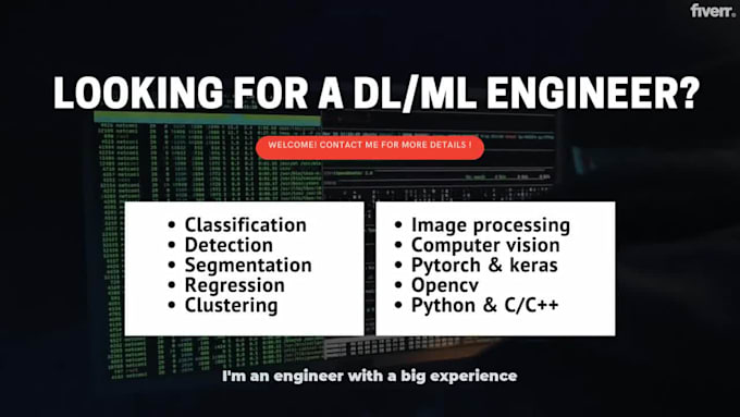 Do machine and deep learning tasks with python by Torkia_sa | Fiverr