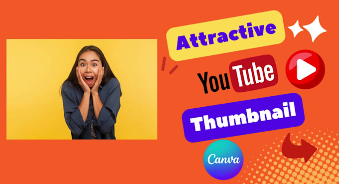 Provide custom youtube thumbnail from canva by Seharfarrukh | Fiverr