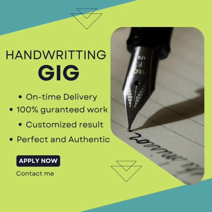 Do fast handwriting assignments and data entry work by Shabbirbilal807 ...