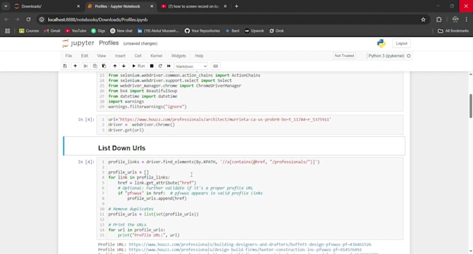 Do web scraping using python and beautifulsoup by Devmusawir | Fiverr