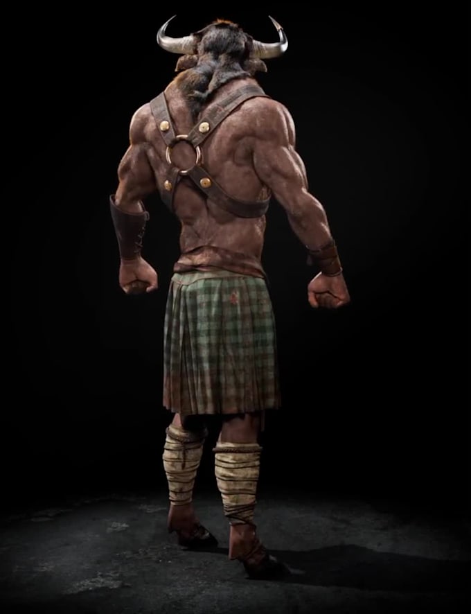 Edit, sculpt, model custom 3d realistic humanoid character for games by ...