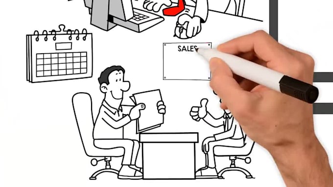 Create a custom whiteboard doodle animation by Jannat3097 | Fiverr