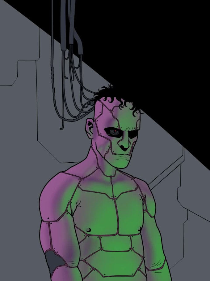 Draw a full color character illustration by Nicolarcuti | Fiverr